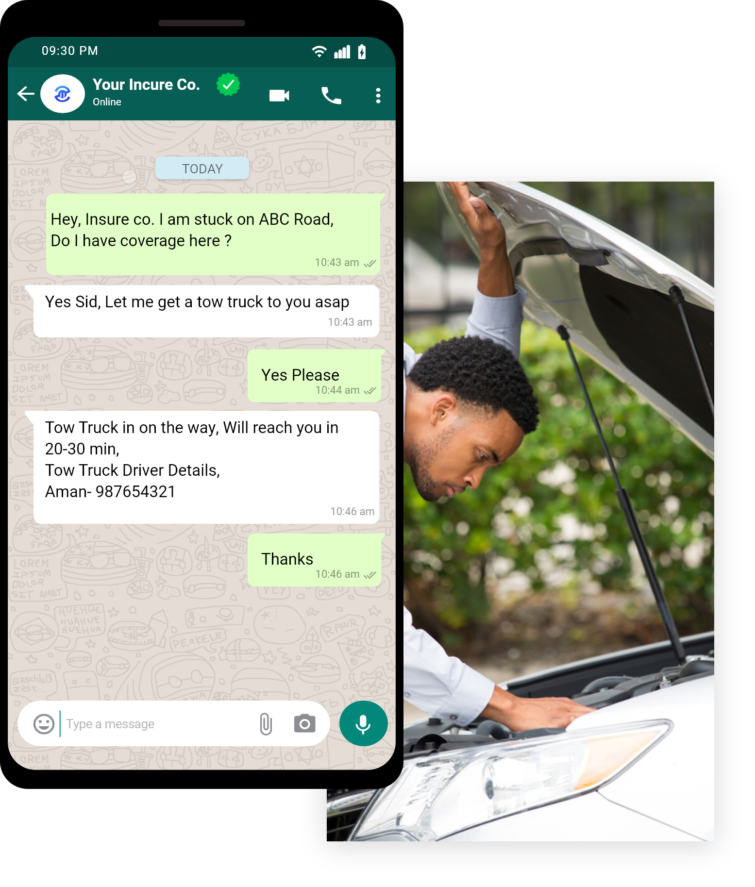 WhatsApp Chatbot for Insurance | Whizard WhatsApp API Solution